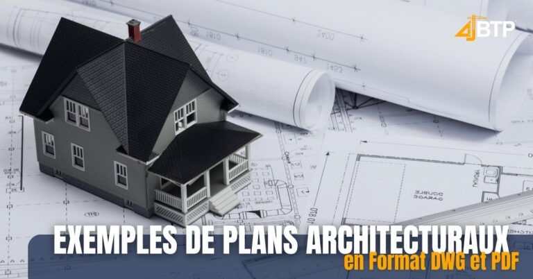 Exemples de Plans d 'architect DWG et PDF pour 2025 - AJBTP